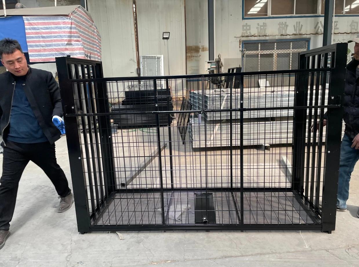 Heavy-duty Collapsible Dog Cage For Large Animals - Oem