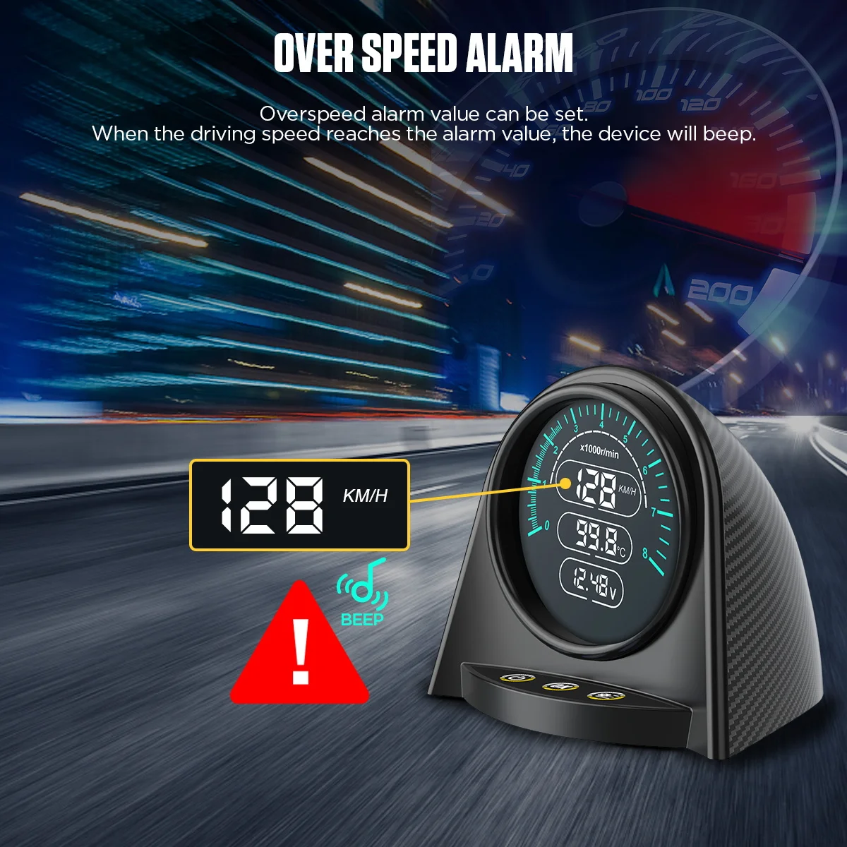 AUTOOL X70 OBD Car Digital Display - Full Diagnostic Scanner