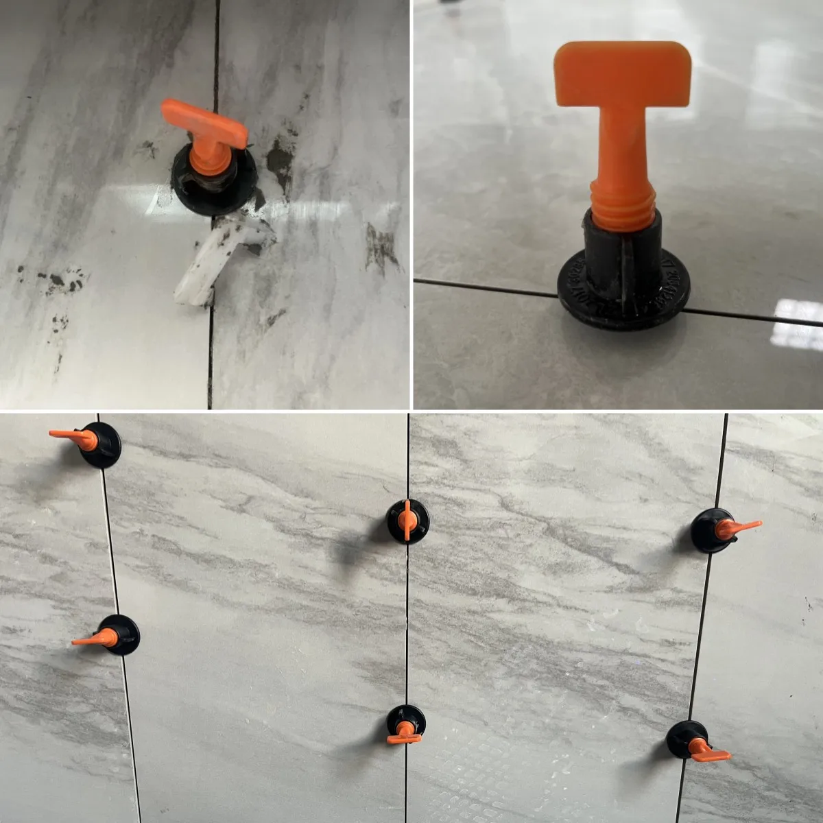 Ceramic Levelers Tile Tools Leveling System T Lock Height Adjuster Tile Leveling System Kit
