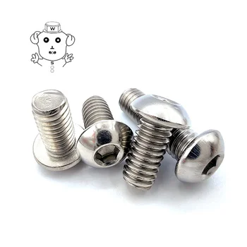 Ss304 316 Ansi/asme B18.3bt 4#-40 Stainless Steel Hex Socket Button ...