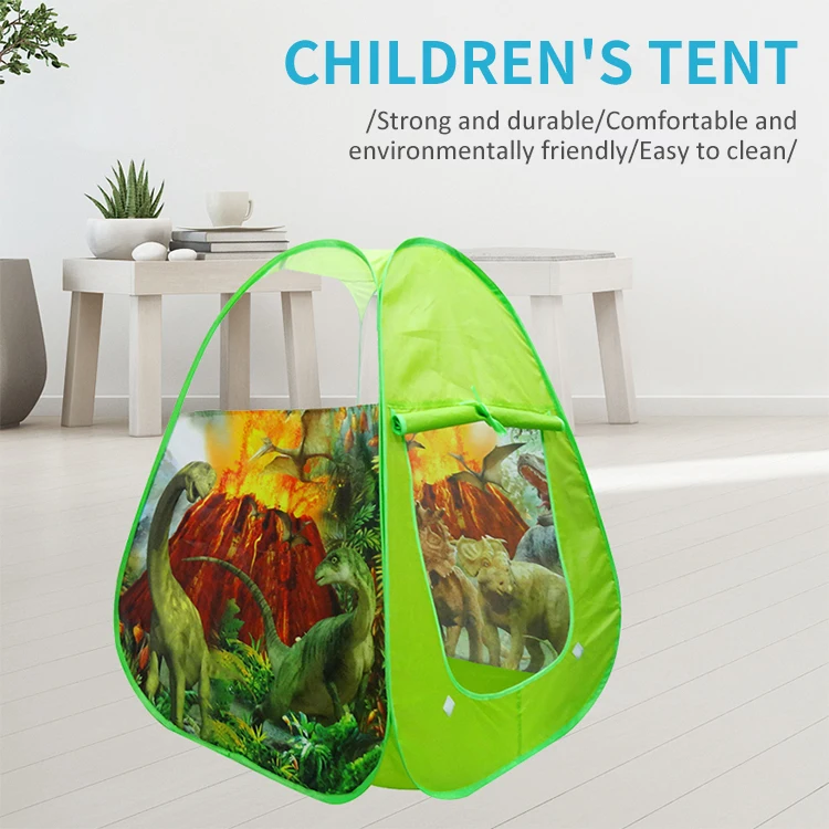 Dinosaur Discovery Kids Pyramid Tent Playhouse For Kids Indoor And ...