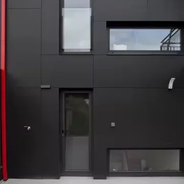 Dark Grey Color Exterior Wall Cladding Aluminum Composite Panel Acp ...