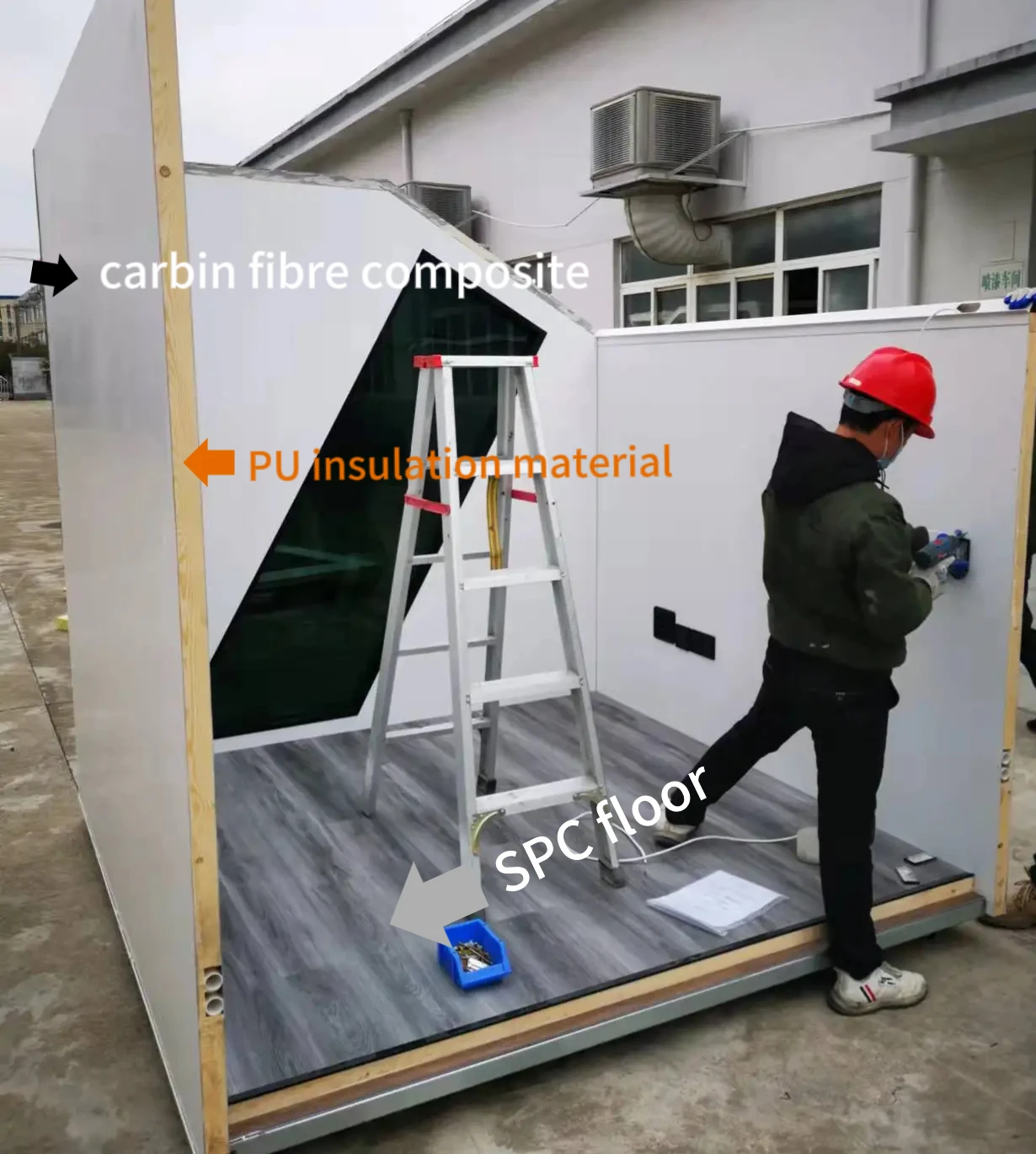 Modular Office Pods - Pentagonal Assembly & Online Support