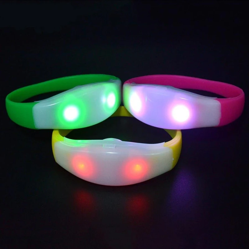 DMX512 Pixel Custom Elastic LED Wristbands for Events