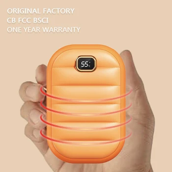 Customize Logo Electronic Hand Warmer Portable Hand Warmers Power Bank ...