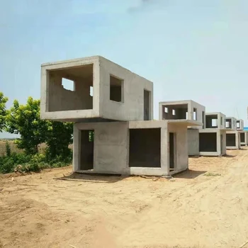 Concrete Modular Prefab House Concrete House Manufacturing Machine Line ...