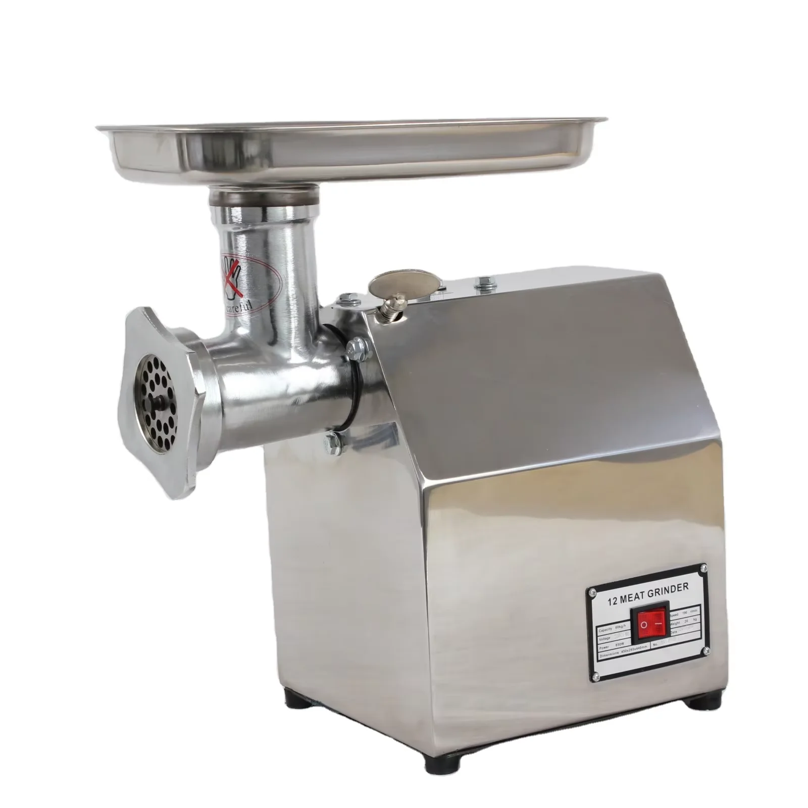 12# Electric Butcher Meat Grinders Factory Direct Sales Stainless Steel ...