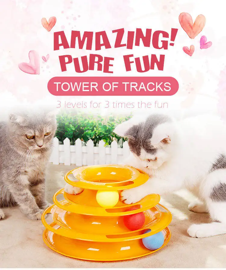 Wholesale Best 3 Levels Ball Toys for Cats - Interactive Play