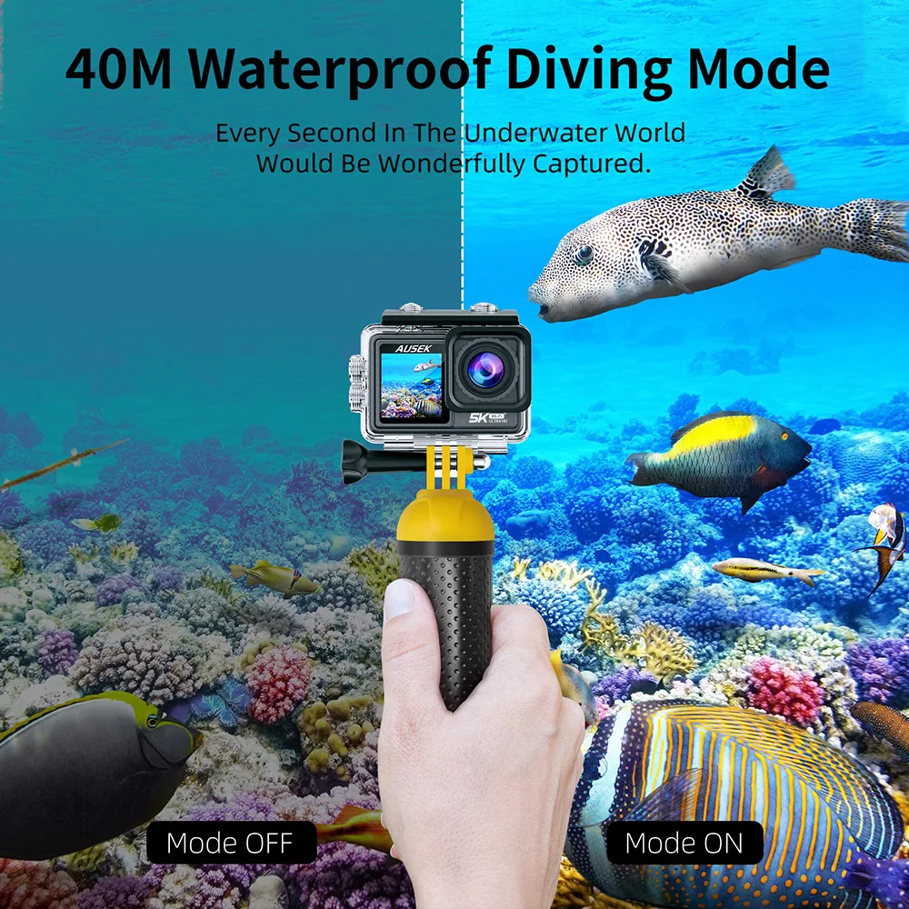 Wholesale Price Akaso Underwater 4k Waterproof Durl Screen 5k Hd Action ...