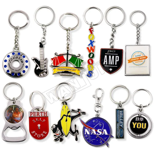 Wholesale Made High Quality Custom Souvenir Keychains