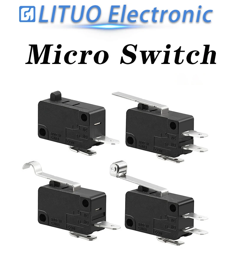 Factory Wholesale 16A 250VAC Micro Switch 3 Pins Micro Switch for Toy ...