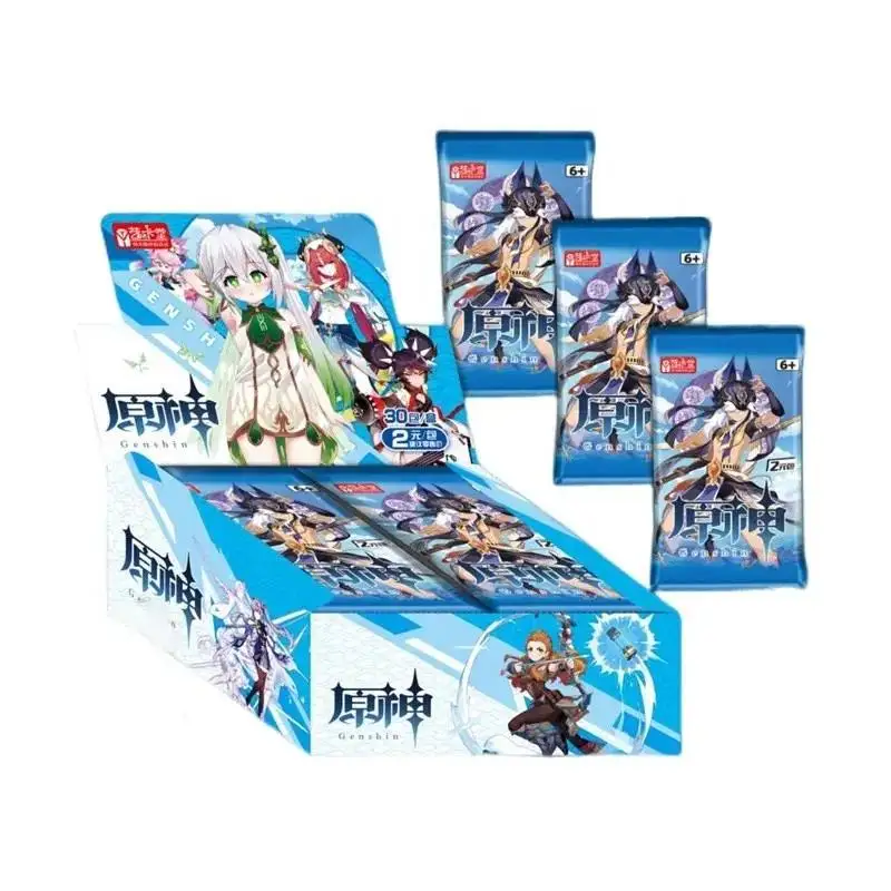 Genshin Impact Trading Card TCG Collection Card Booster Box Genshin ...