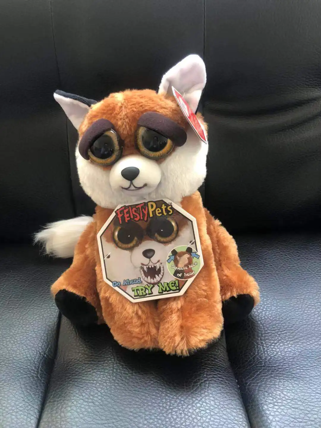 Hot Turns Feisty With Squeeze Feisty Face Changing Pets Soft Toys Kids ...