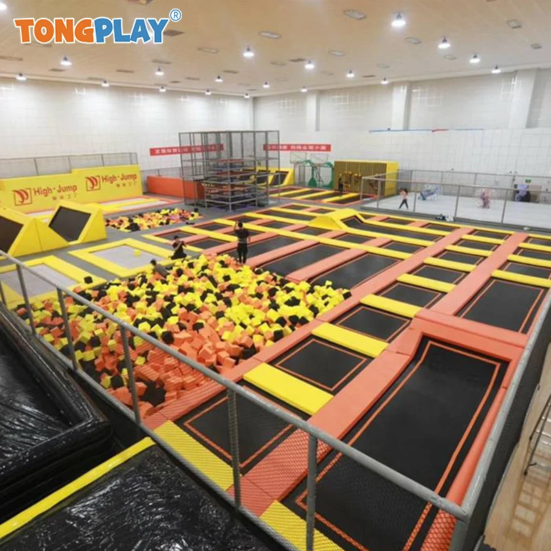 Large Trampoline to Accommodate Multiple People Indoor Trampoline ...