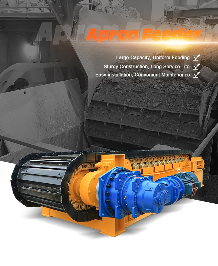 Chain Apron Conveyor Plate Feeder For Hopper Discharge Or Stockpile ...