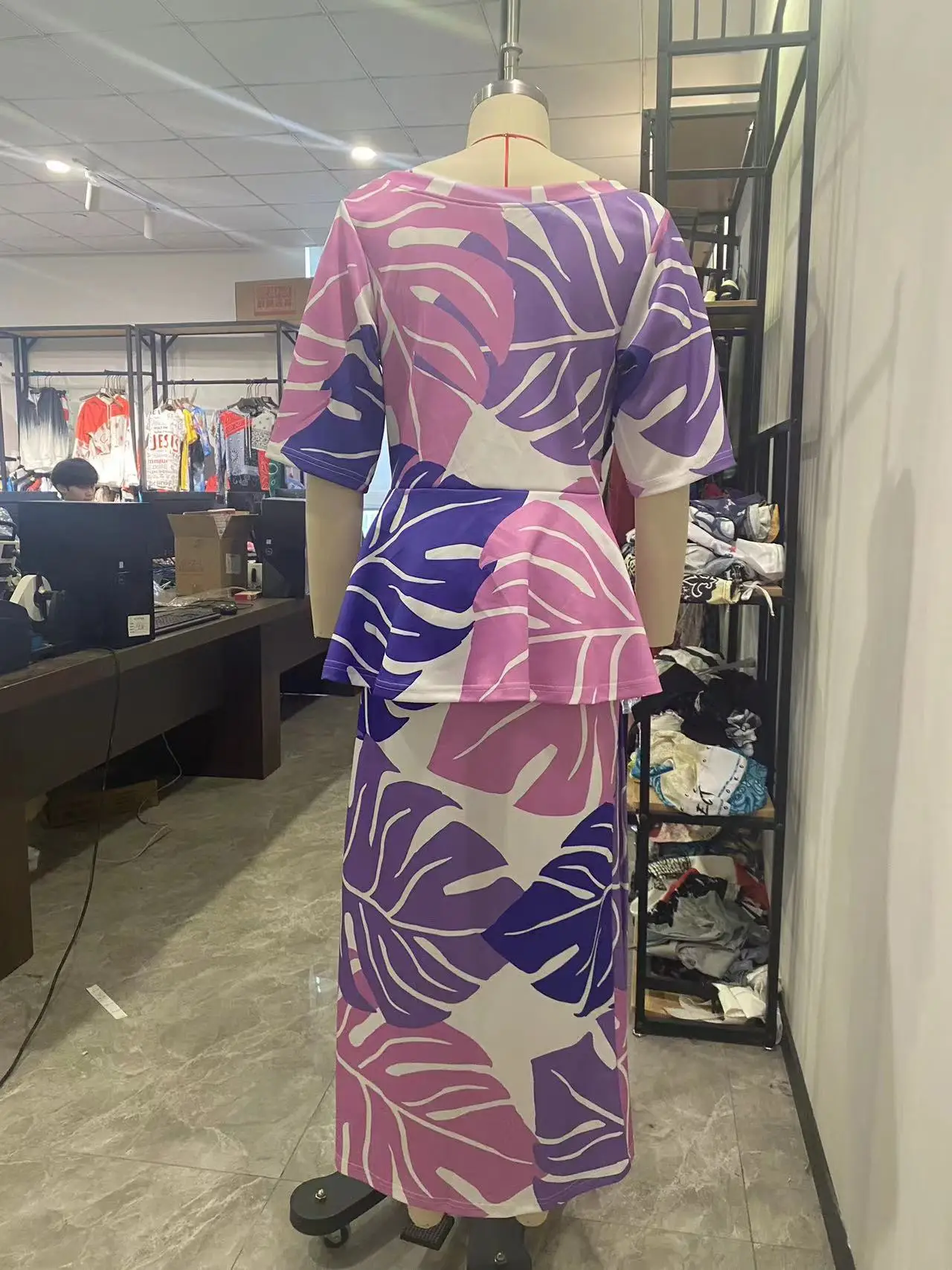 High Quality Custom Puletasi Samoa Set Puletaha Tapa Design Polynesian ...