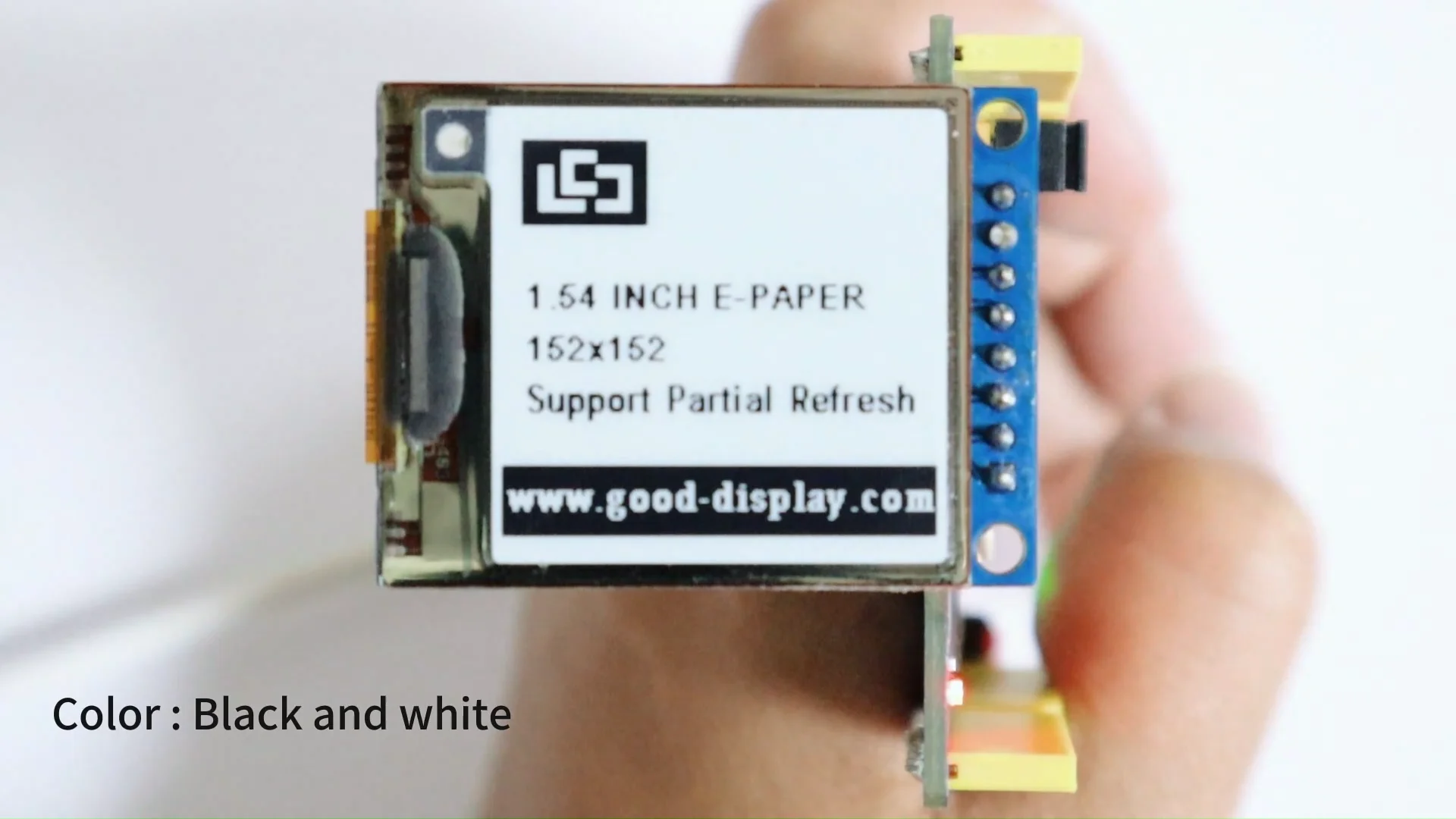 1.54 Inch Monochrome E Ink 152x152 Flexible E-paper For Price Tag - Buy ...