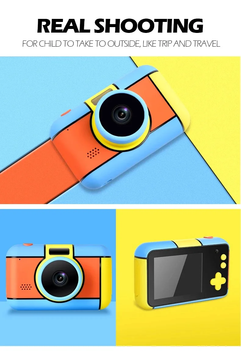 D7s Children Kid Camera Large Screen 2800w Pixels Digital Video ...