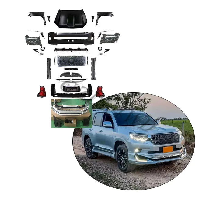 Gzdl4wd Body Kit For Land Cruiser Prado 150 Upgrade To 2018+ - Buy Body ...