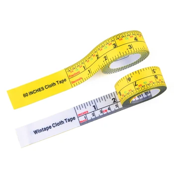 Wintape 60 Inch Portable Cloth Tape Measure Fractions Decimals Scales ...