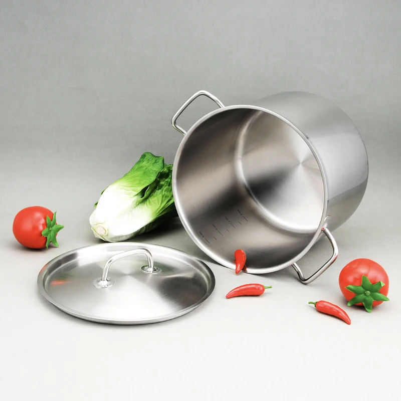 22/24/26/28/30/32/36cm Professional Commercial Kitchen Cooking Pots ...
