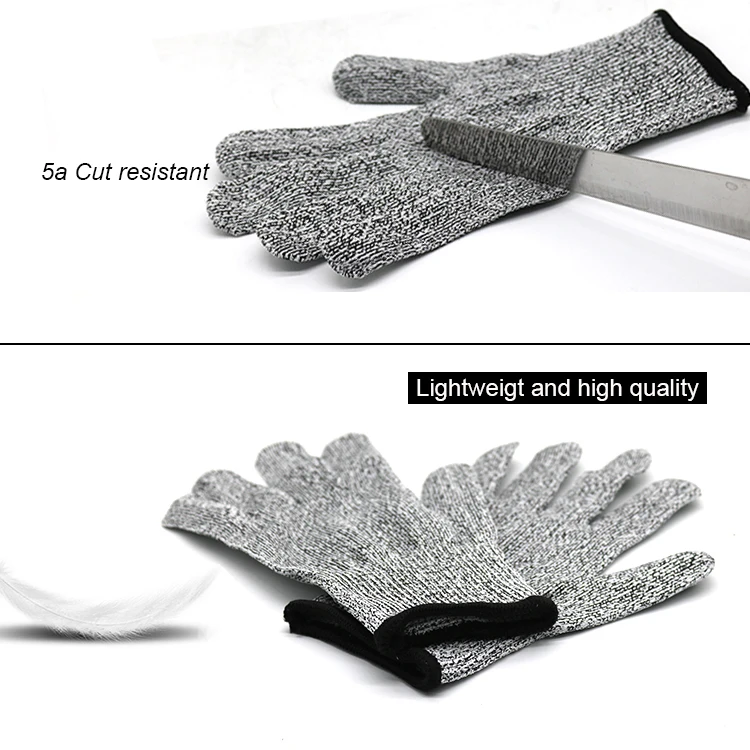High-Strength HPPE Protective Kitchen Knife Cut Resistant Hand Safety ...
