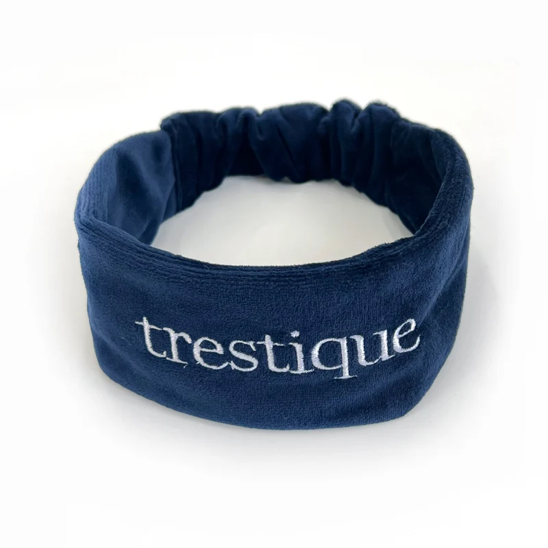 Cotton Velvet Spa Headband with Custom Logo - Women's Facial Care