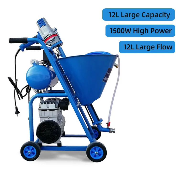Cement Mortar Plaster Spraying Machine - High Efficiency