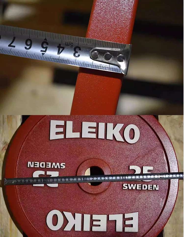 ELEIKO Barbell Piece IPF Power Lift Bench Press Squat Hard Pull