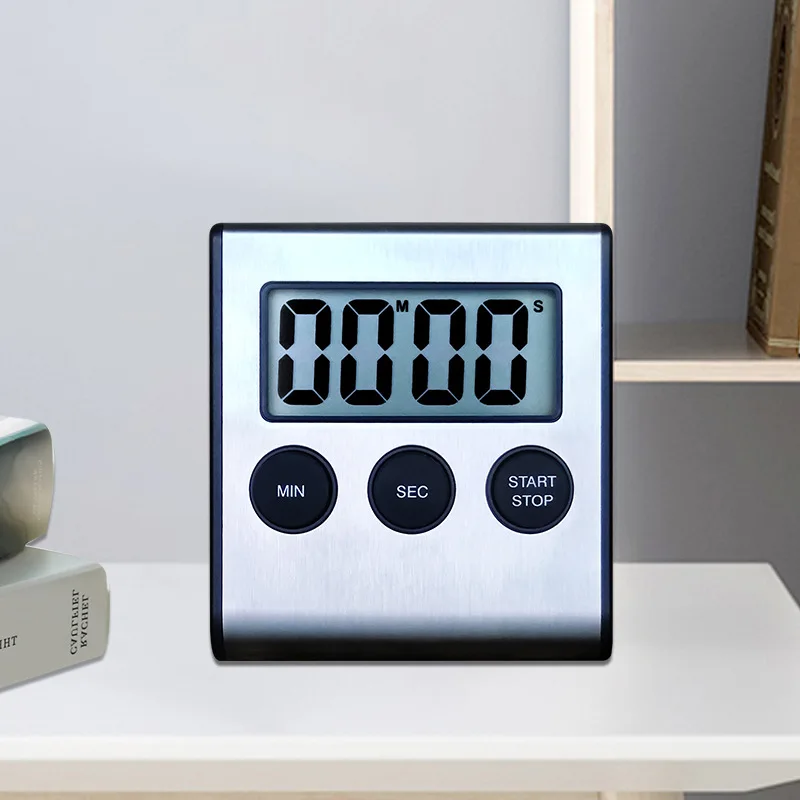 Digital Alarm Countdown Clock Kitchen Cube Table and Desktop Decor ...
