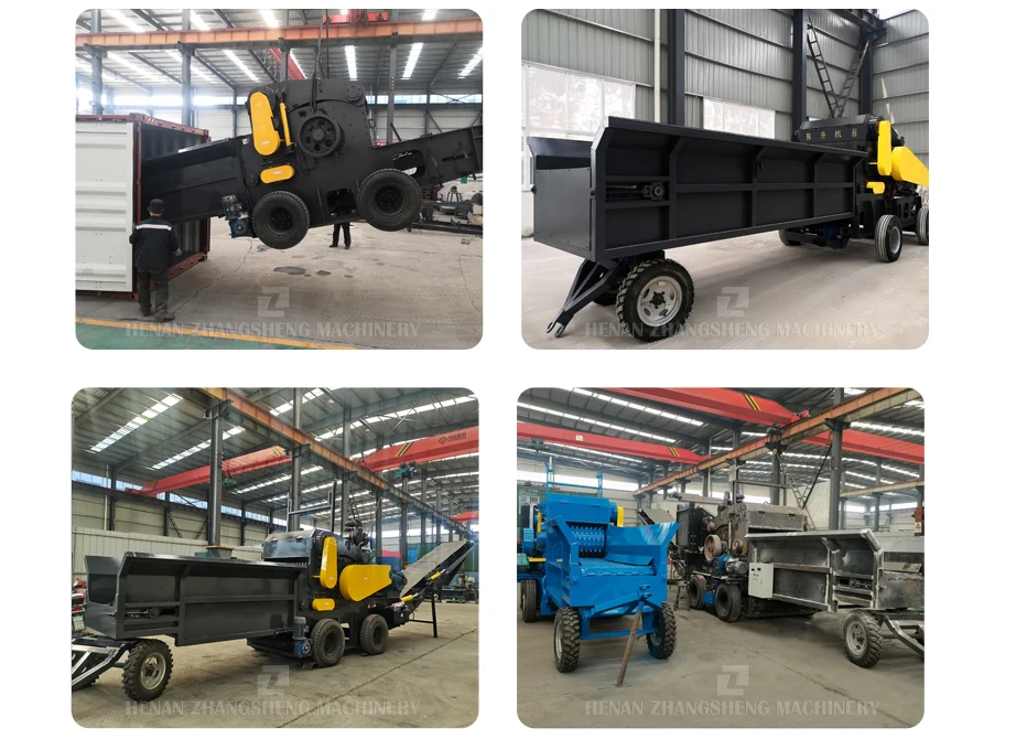 Whole Tree Chipper Big Tree Roots Stump Shredder Wood Root Crusher ...