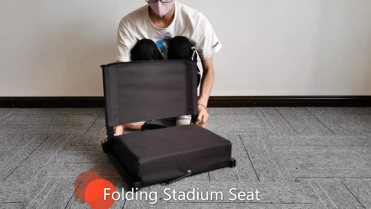 Portable Padded Floor Football Bleacher Seating Chair Folding Stadium ...
