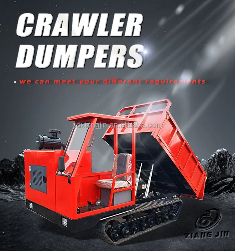 Mini Rubber Crawler Dump Truck Mini Tippers Track Dumper - Buy Sand ...