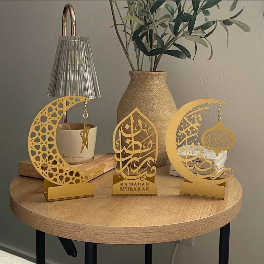 Eid Decoration For Home Islamic Candle Holder Eid Gift Ramadan Decor ...