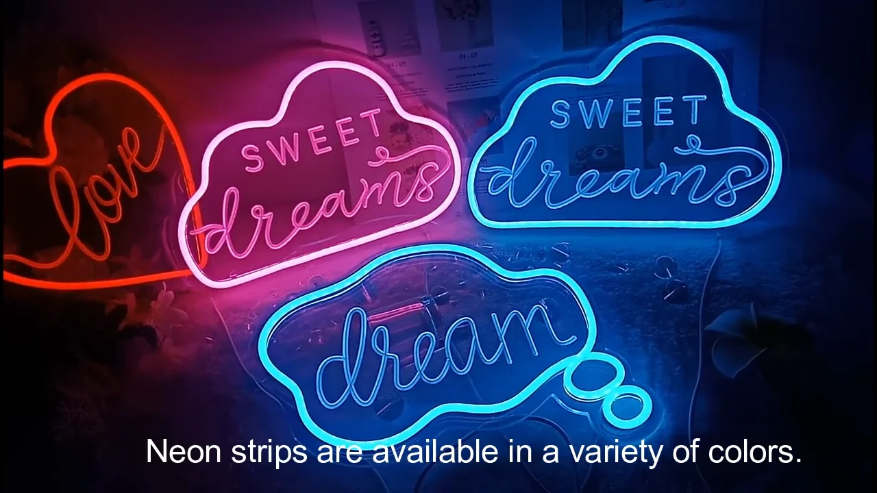 Wholesale Business Logo Neon Sign Custom Neon Light Box Hello Message ...