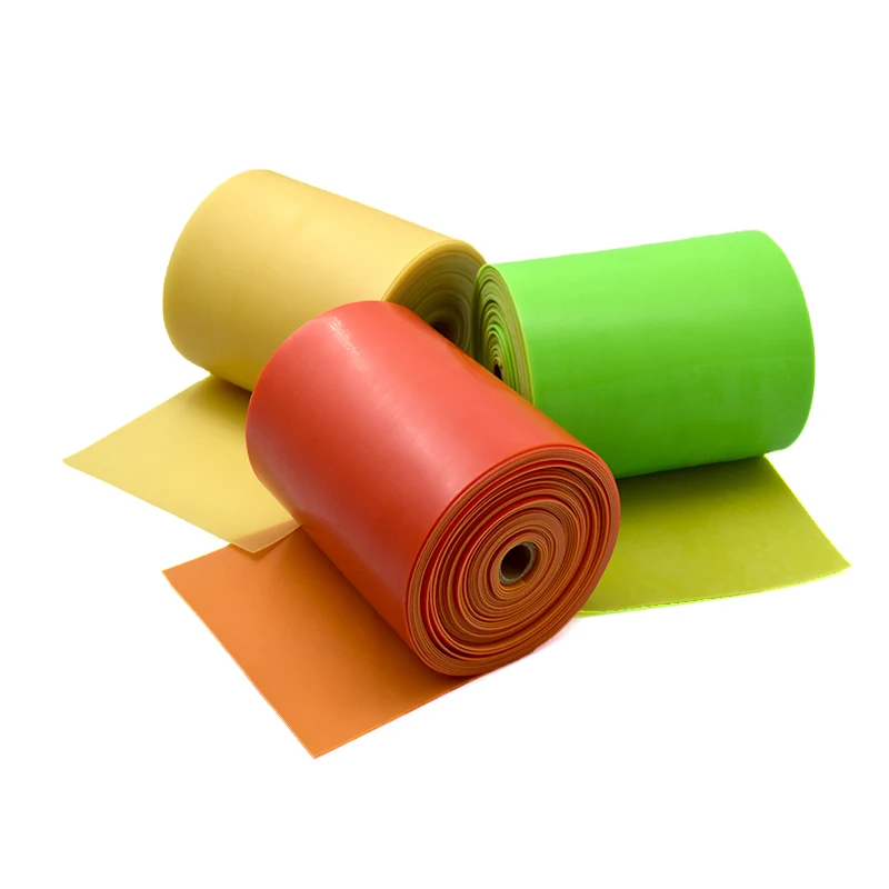 1mm To 2mm Thickness High Elasticity Rubber Band Roll Four Color ...