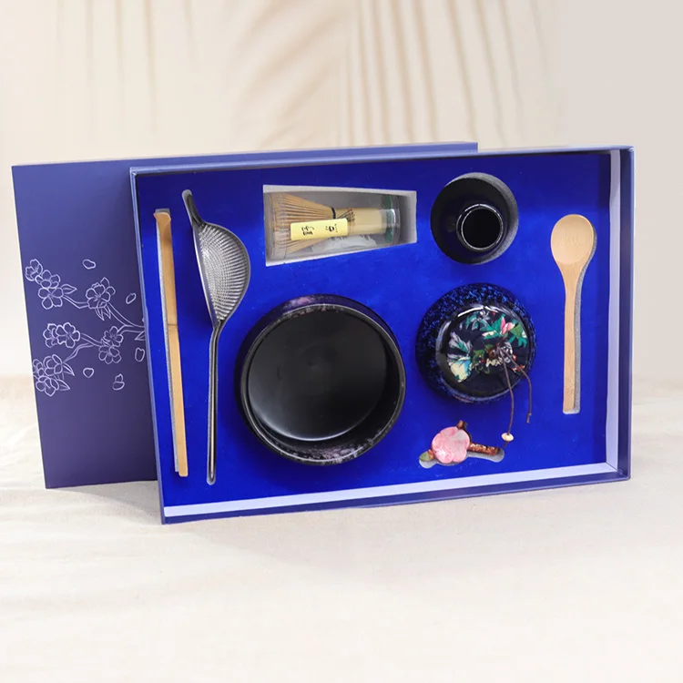 Custom Gift Box Matcha Tea Set with Bowl and Whisk