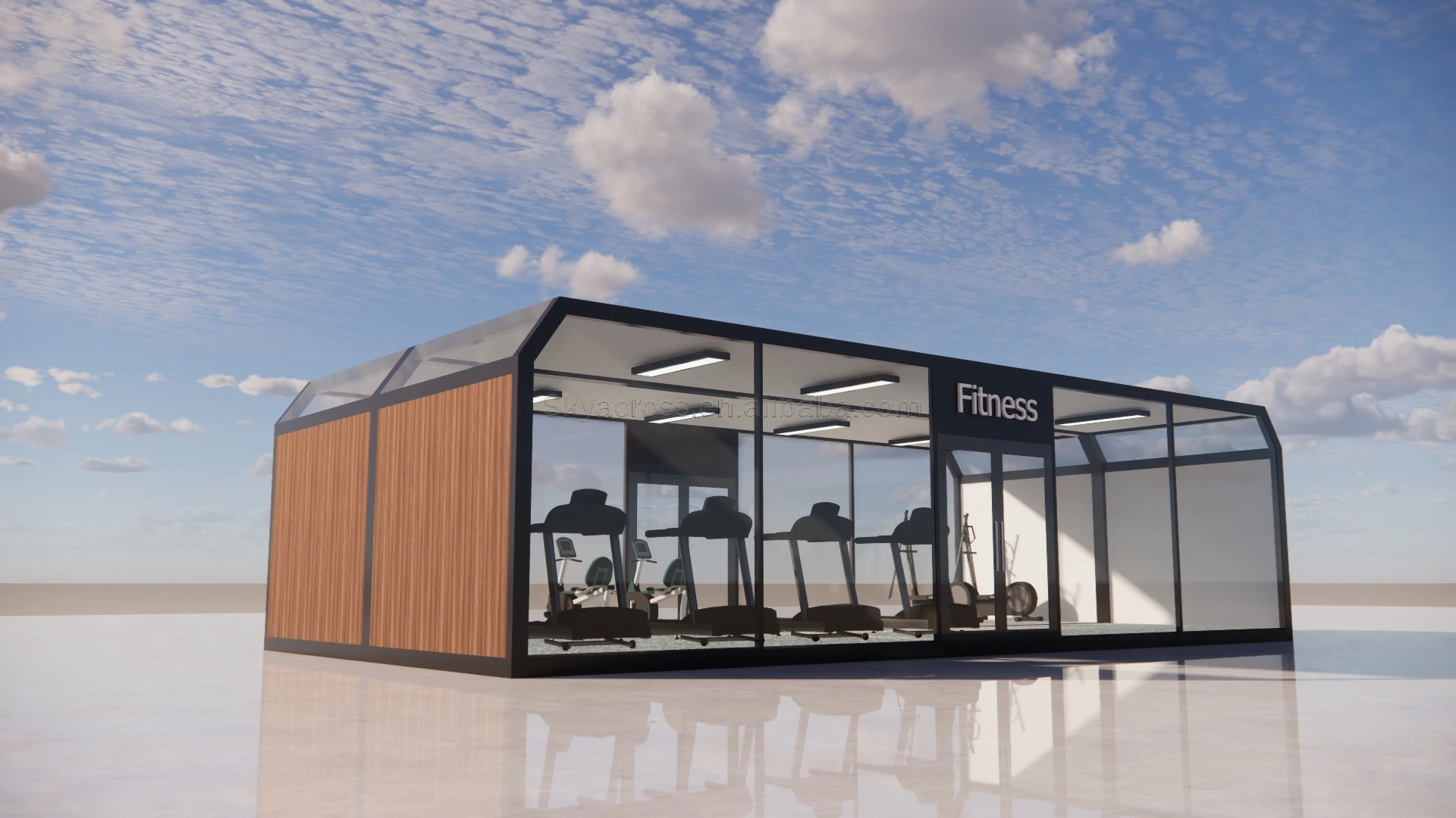 Modern Prefabricated Building - Versatile Outdoor Solutions