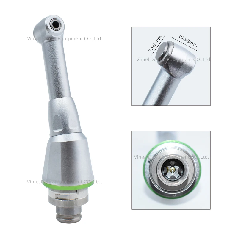 6:1 Contra Angle Head Dental Reduction Electric Push Button Handpiece Cordless Endodontic Endo ...