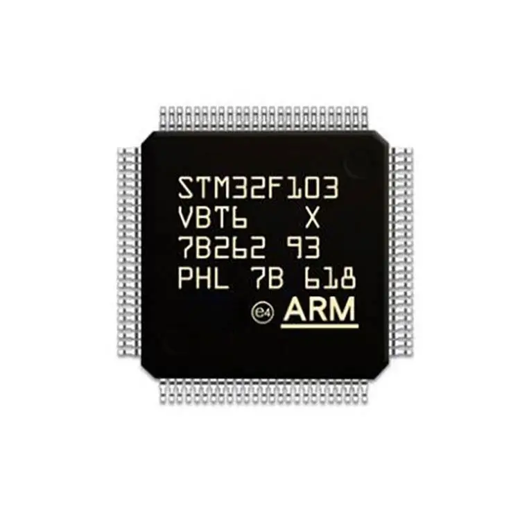 High quality STM32F103VBT6 Microcontroller IC Chip Integrated Circuits New Original In Stock ...