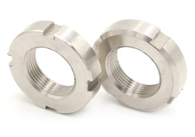 Din Standard Antirust Stainless Steel Round Slotted Baring Lock Nuts ...