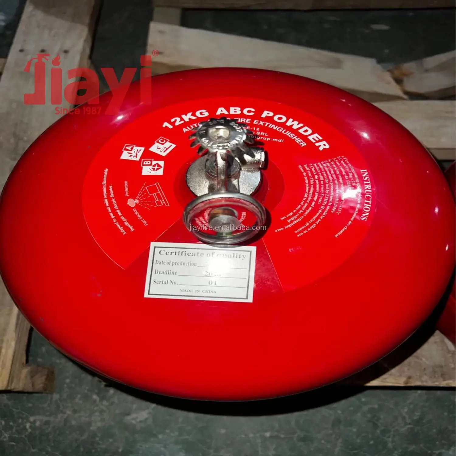 Auto Fire Extinguisher with ABC Dry Powder| Alibaba.com