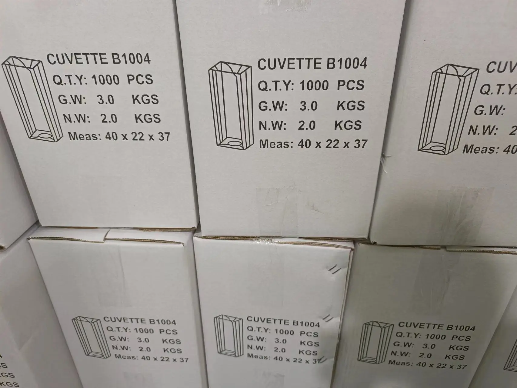 3.5ml Plastic Colorimeter Cuvette - Laboratory Consumables