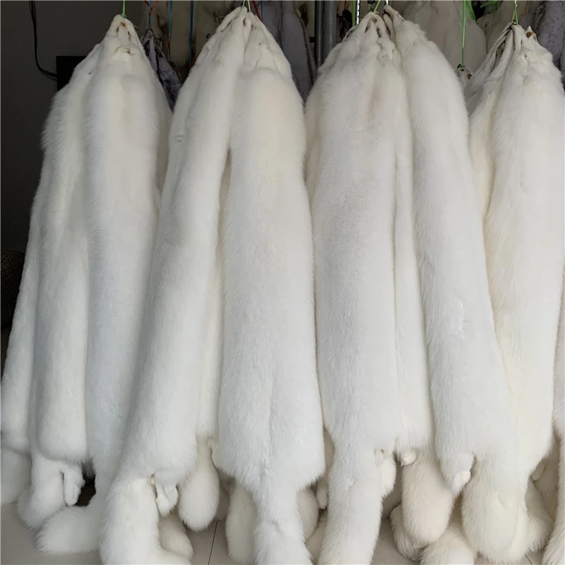 High Quality Natural Color Red Fox Fur Pelt Real Fox Fur Skin - Buy Red ...