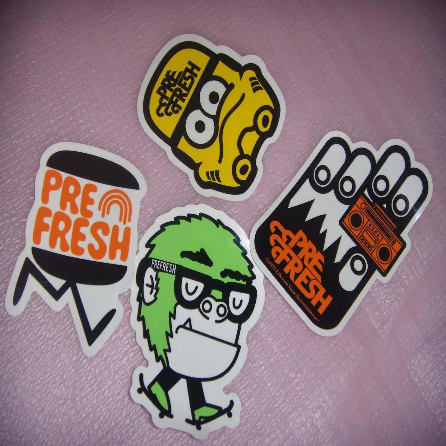 Custom Mixed Style Designs Printing Waterproof Vinyl Stickers