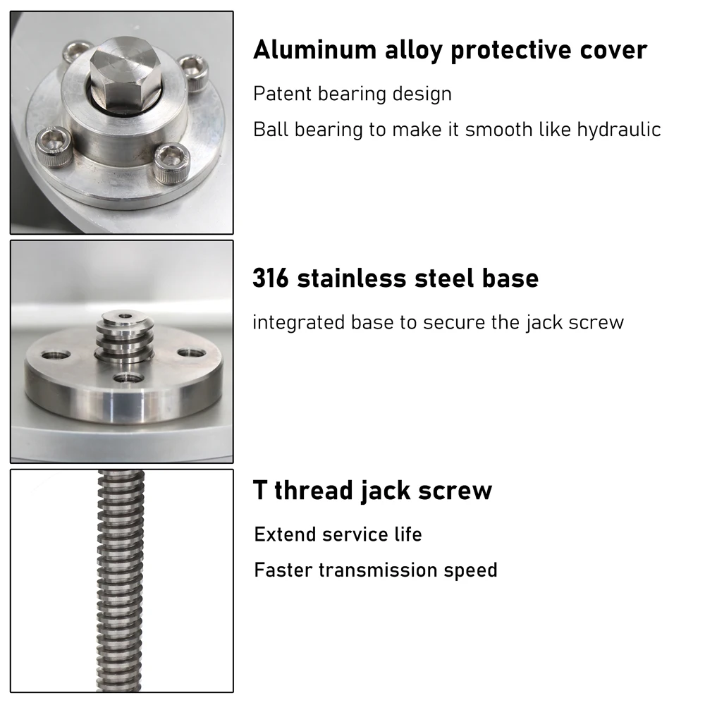 Winibo Outboard Motor Lifting Structure - 8-Inch Setback