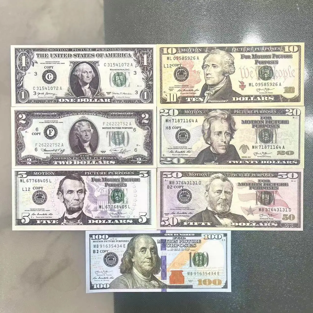 Realistic Prop Money Usa Dollar Teach Currency Counting Math Play Money