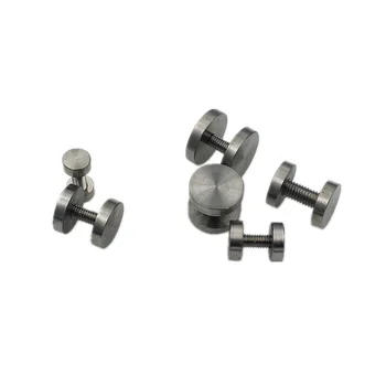 Double Head Stainless Steel Decorative Standoff Screw Glass Sign Holder ...