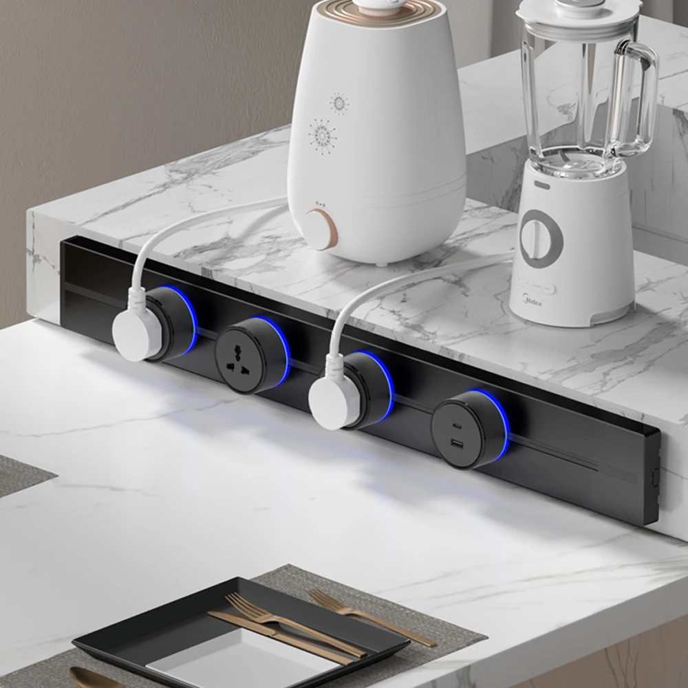 Fiko Track Socket Made Of 8000w High Power Aluminium Alloy Material ...