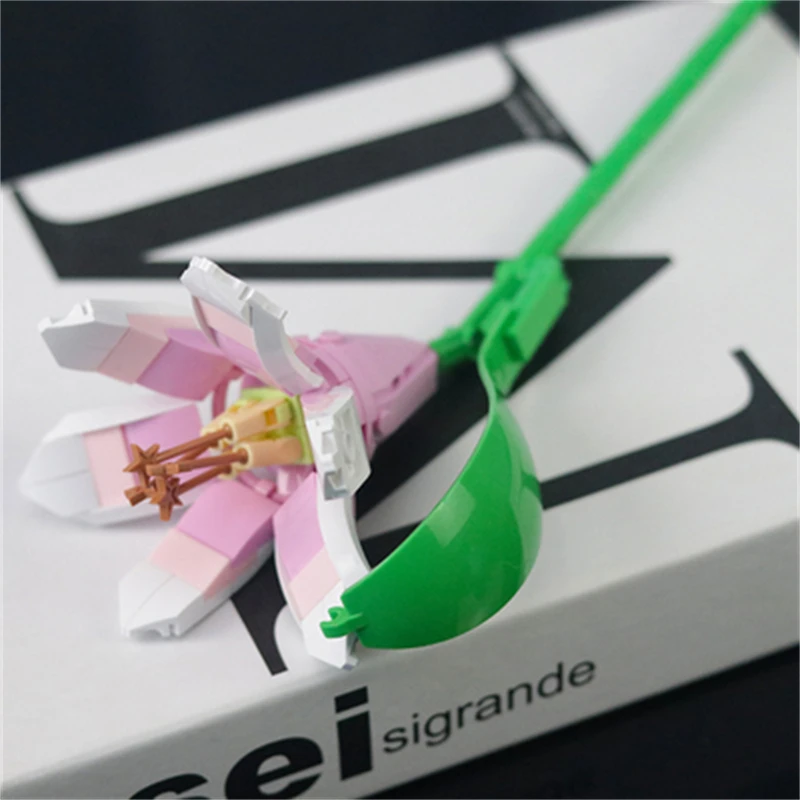 JAKI Bouquet Roses 3D Model - Educational Toy Building Blocks